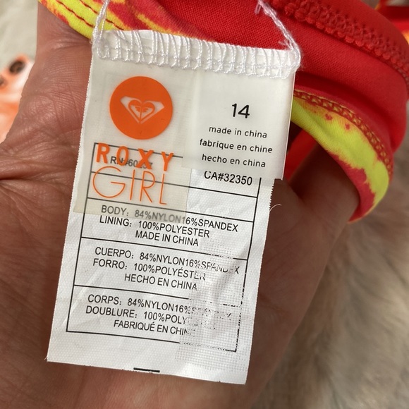 Roxy | Swim | Nwt Girls Roxy Bikini Top Size 4 | Poshmark